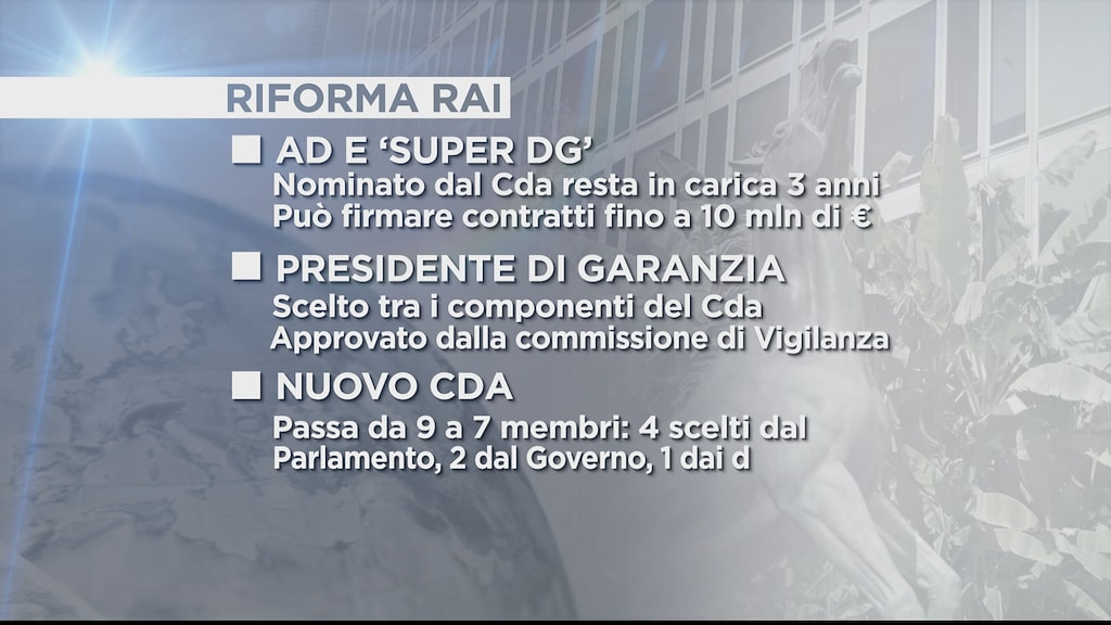Scheda. I punti salienti della riforma della Rai - video - Rai News