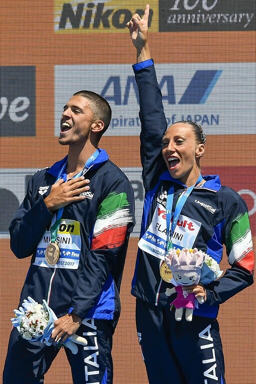 Nuoto: mondiali sincro, oro Italia nel duo misto - photogallery - Rai News