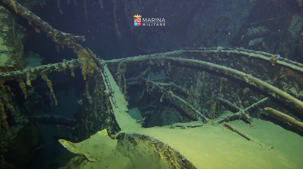 Nuova esplorazione del relitto della corazzata Roma a 75 anni dall ...
